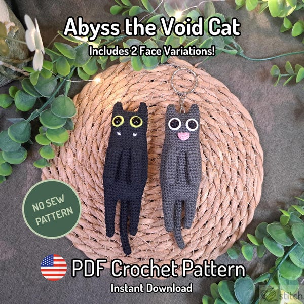 Gothic Plush Cat - Etsy UK