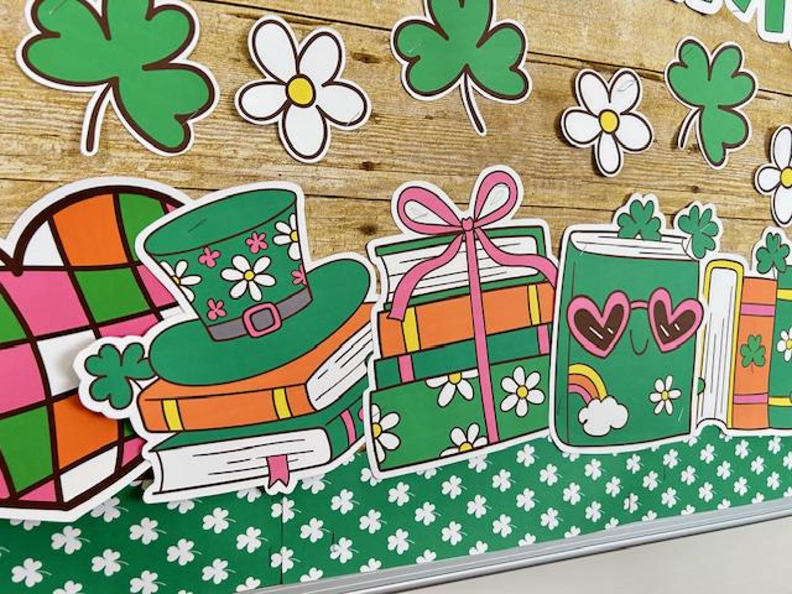 St. Patrick's Day Library Reading Bulletin Board | Books Are My Lucky ...