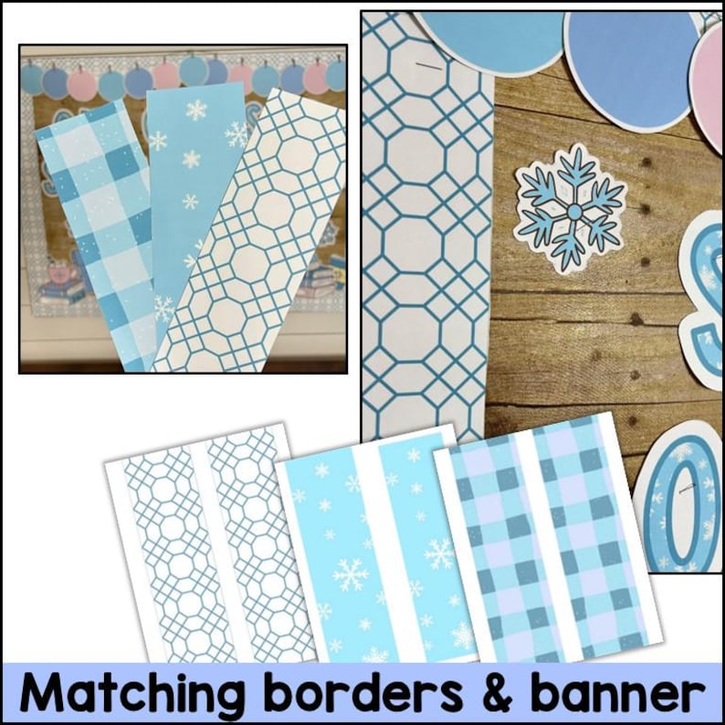 Winter Bulletin Board, Snowflake Bulletin Board, January Classroom ...