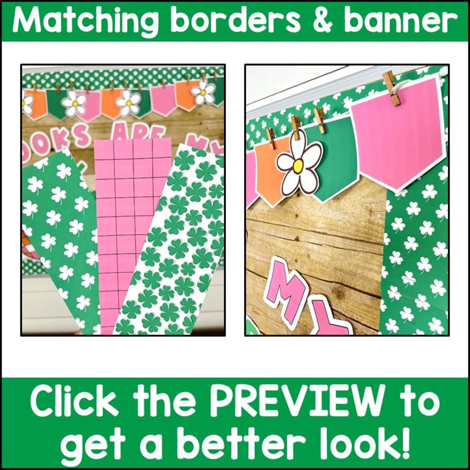 St. Patrick's Day Library Reading Bulletin Board | Books Are My Lucky ...