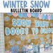 World Winter Holidays Snow Globe Bulletin Board | Holidays Around the ...