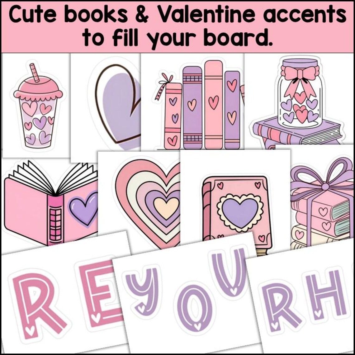 Library Valentine Bulletin Board | Reading Bulletin Board | Valentine ...