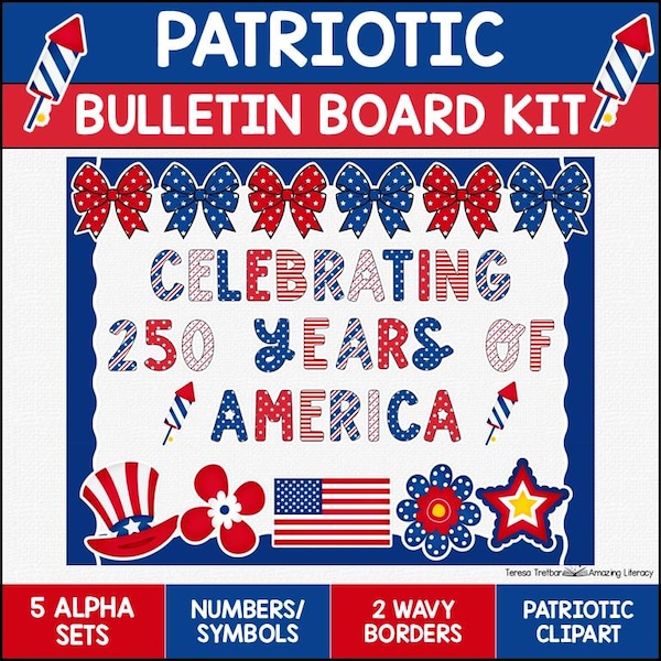 Fourth of July Bulletin Board - Etsy