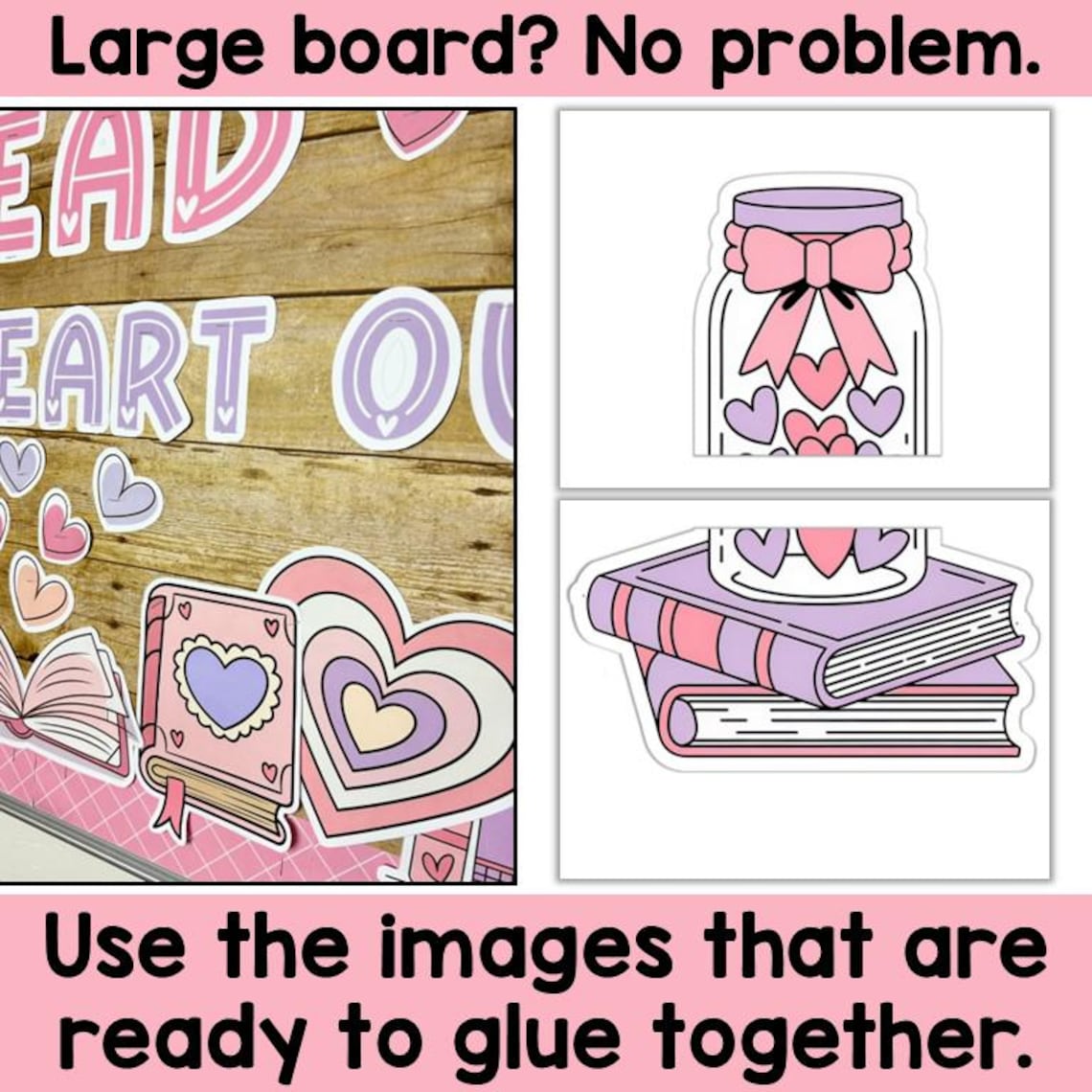 Library Valentine Bulletin Board | Reading Bulletin Board | Valentine ...