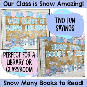 Winter Bulletin Board, Snowflake Bulletin Board, January Classroom ...