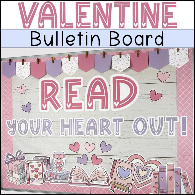 Library Valentines Board - Etsy