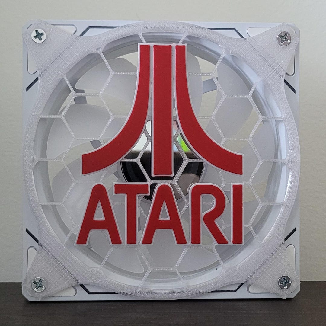 ATARI - PC Computer Fan Shroud/ Grill/ Cover 120/140mm 3D Printed ...