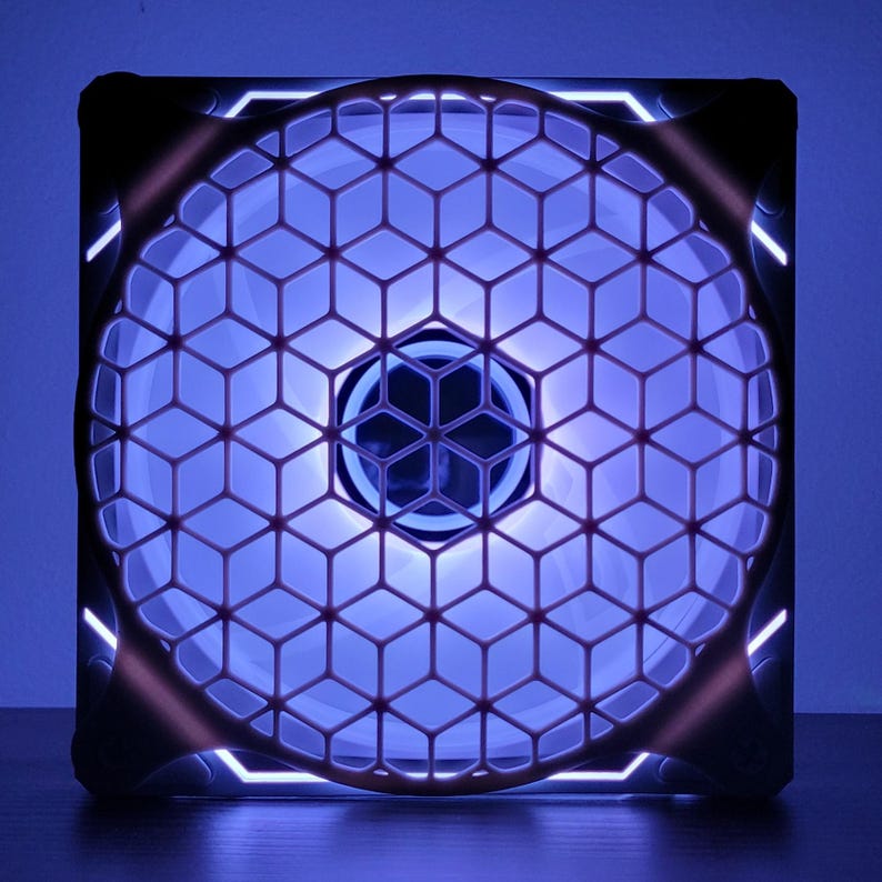 3D Boxes - PC Computer Fan Shroud/ Grill/ Cover 120/140mm 3D Printed ...