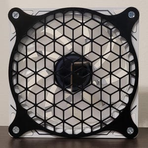 3D Boxes - PC Computer Fan Shroud/ Grill/ Cover 120/140mm 3D Printed ...