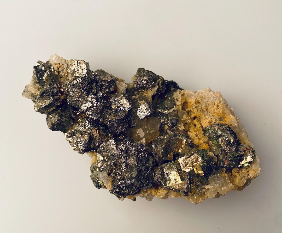 Iridescent Pyrite | Moroccan Crystal | Pyrite Specimen | Hidden Colors ...
