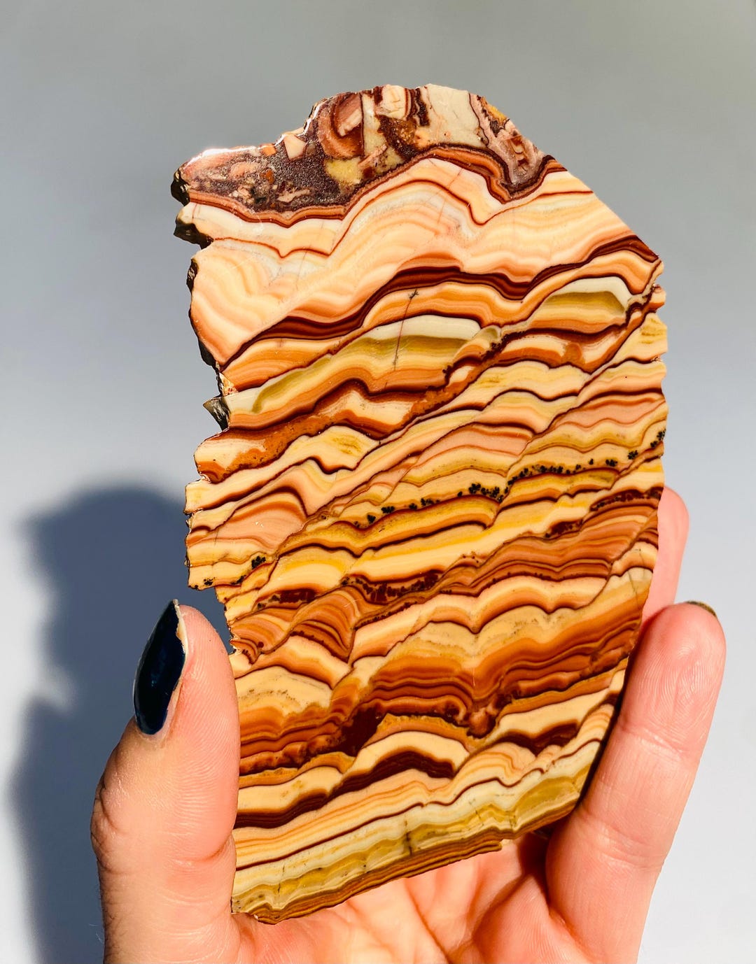 Wave Dolomite Slab | Unique Crystals | Desert Vibes - Etsy