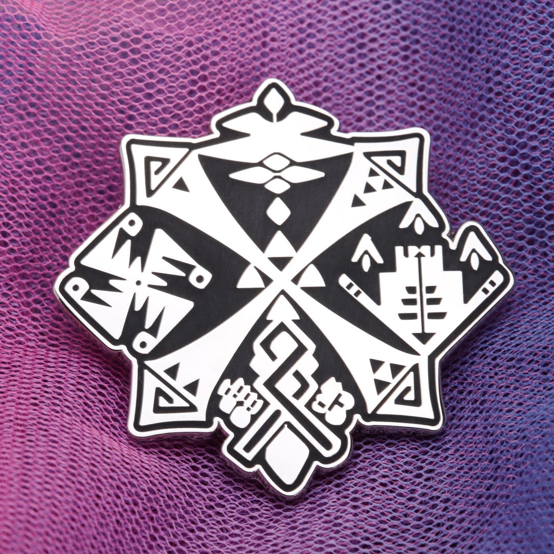 Monster Hunter Hunter's Guild Crest Metal Pin Badge - Etsy