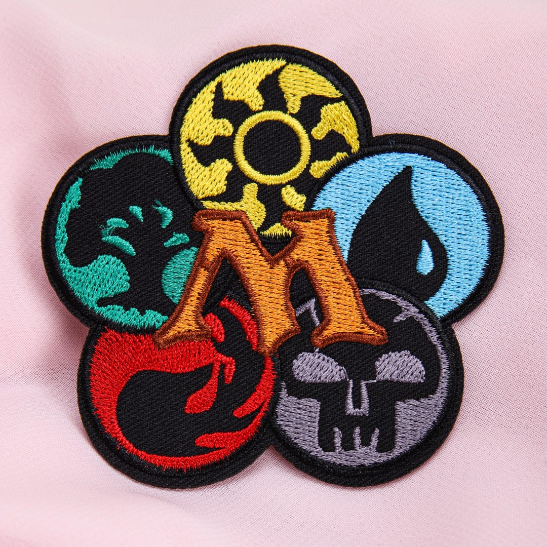 Magic the Gathering Mana Embroidered Iron-on Patch - Etsy