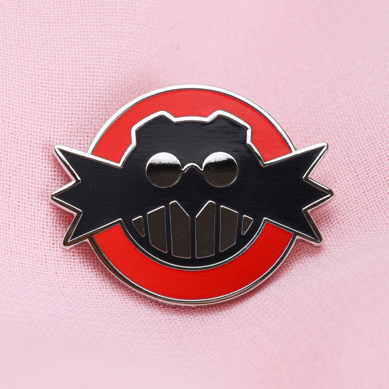 Sonic the Hedgehog Dr Robotnik Eggman Logo Enamel Pin Badge - Etsy