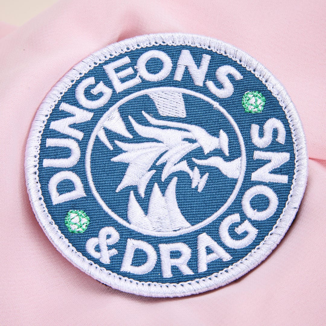 Dungeons and Dragons Embroidered Logo Velcro Patch - Etsy