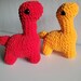 Crochet Baby Bronto Plush - Etsy