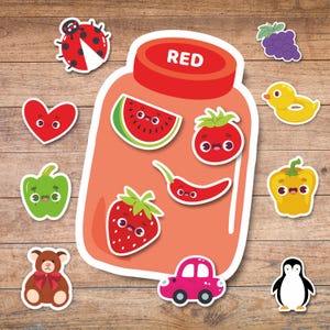 Color Adventure in a Jar, Fun Preschool Activity, Exploration in a ...