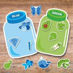 Color Adventure in a Jar, Fun Preschool Activity, Exploration in a ...