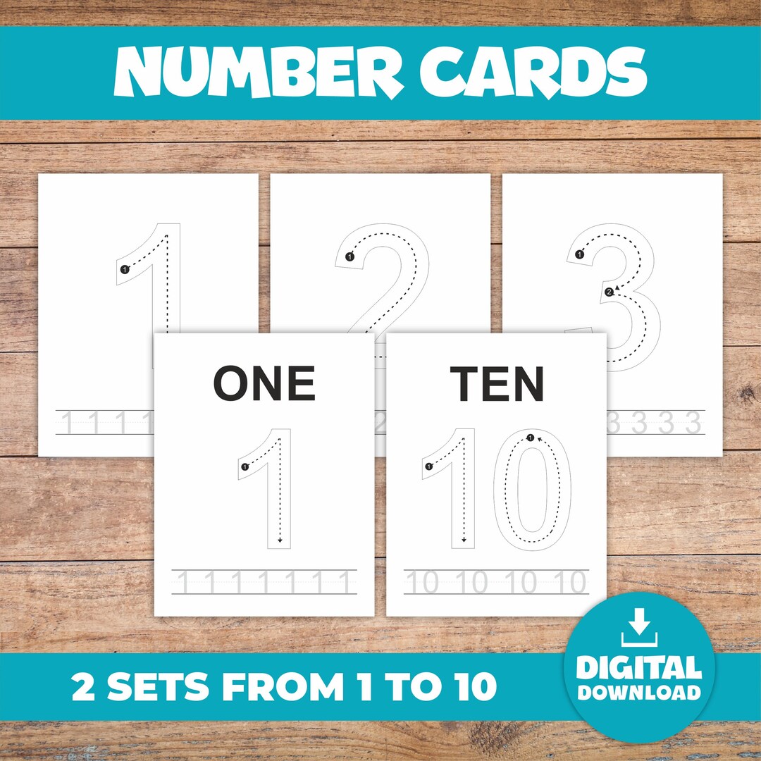 Fun Learning With Number Cards! A Fun Way for Kids to Discover Numbers ...