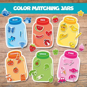 Color Adventure in a Jar, Fun Preschool Activity, Exploration in a ...