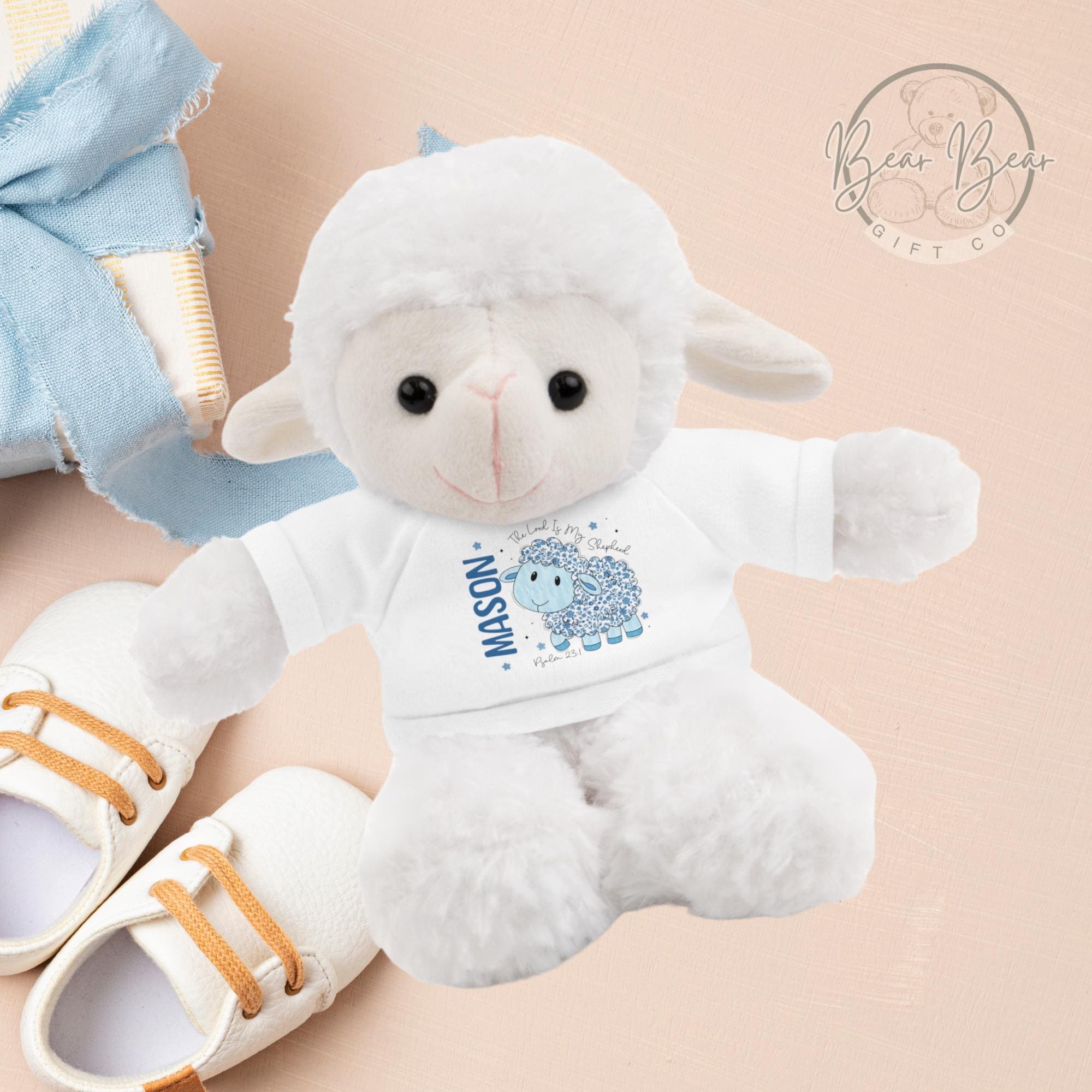 Psalm 23 Bible Verse Sheep Plushie, the Lord is My Shepherd Lamb Plush ...