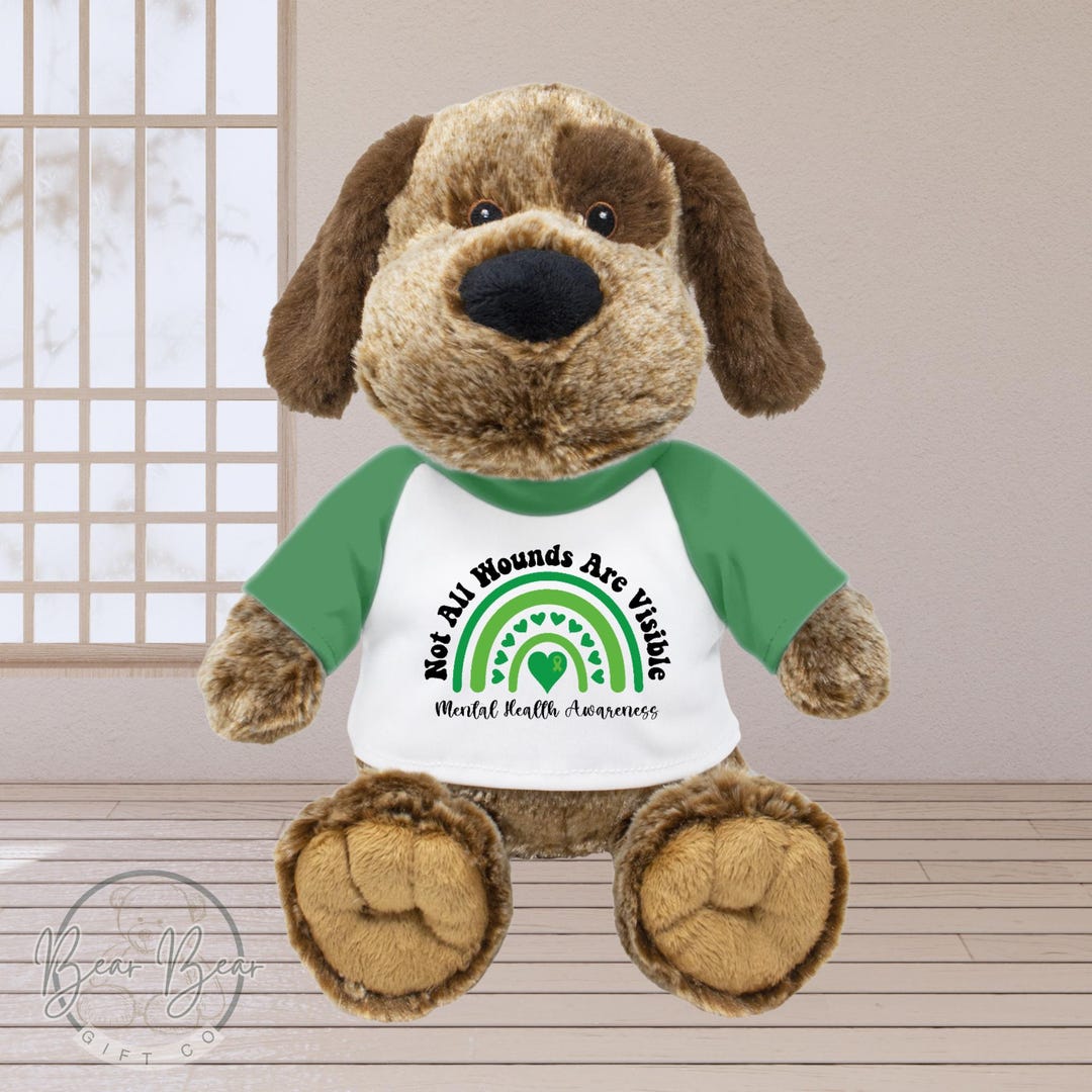 Not All Wounds Are Visible Plush Puppy Gift, Mental Health Awareness ...