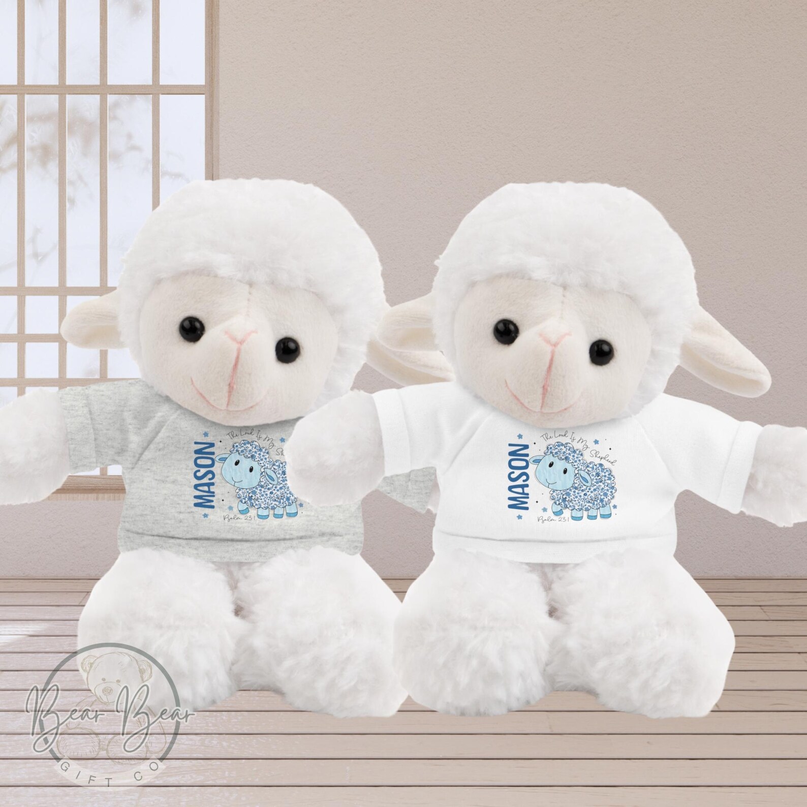 Psalm 23 Bible Verse Sheep Plushie, the Lord is My Shepherd Lamb Plush ...