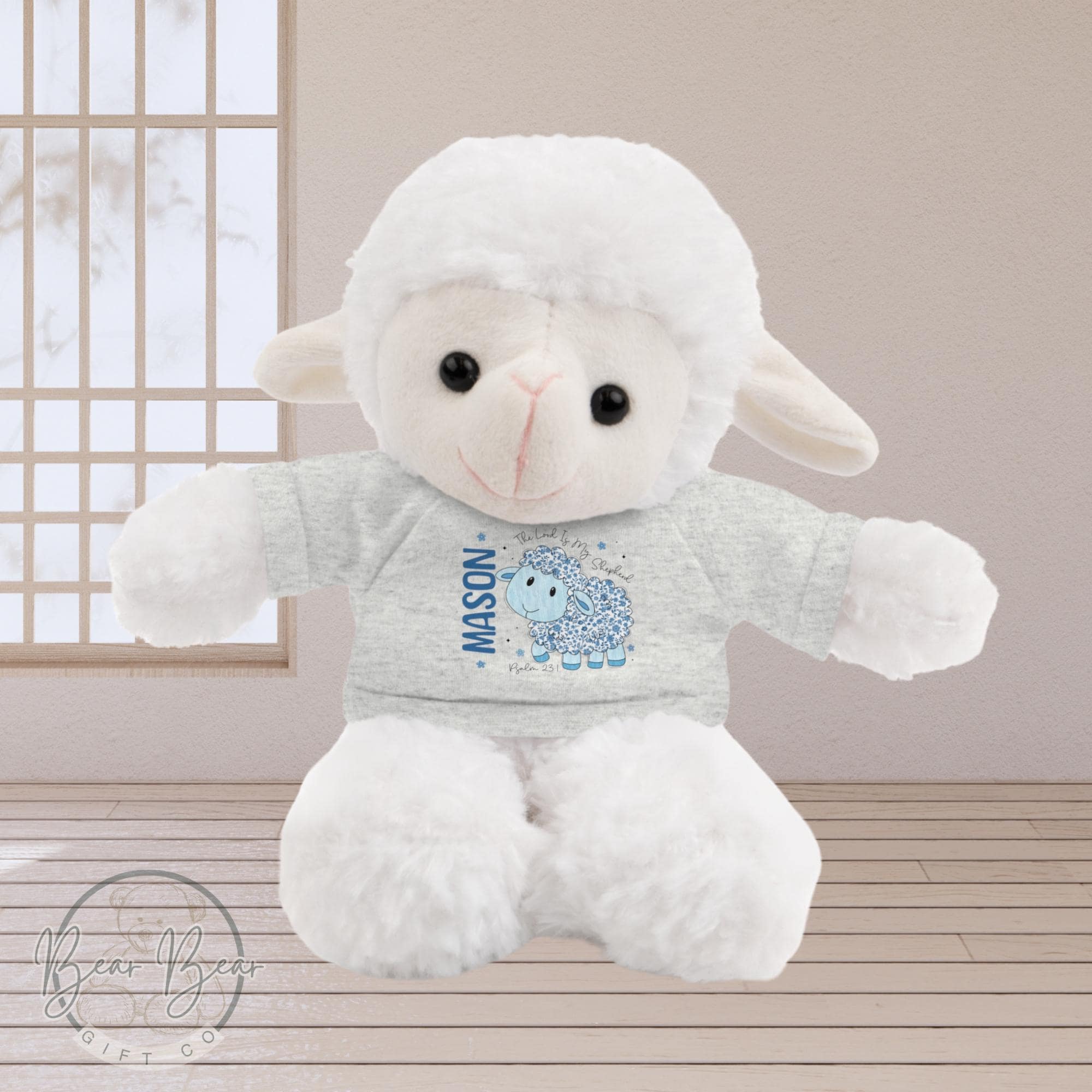 Psalm 23 Bible Verse Sheep Plushie, the Lord is My Shepherd Lamb Plush ...