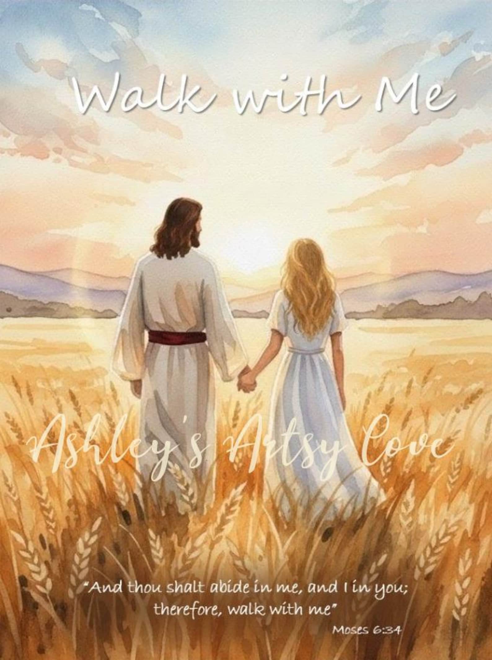 2026 Young Women Art Download, JPEG Walk With Me, Watercolor Lds Art ...