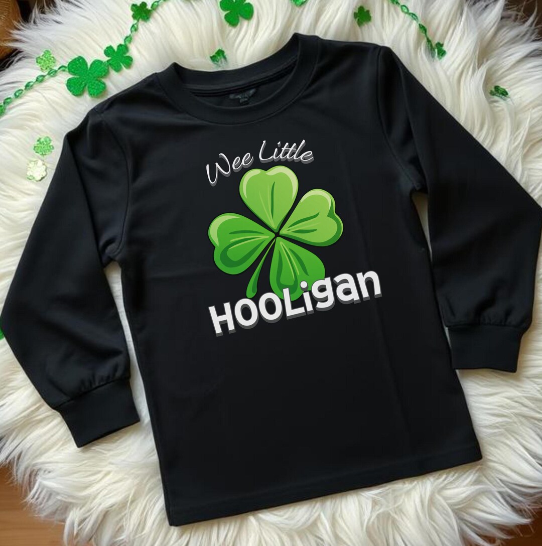 Wee Little Hooligan St. Patrick's Day Toddler Long Sleeve Tee, Cute ...