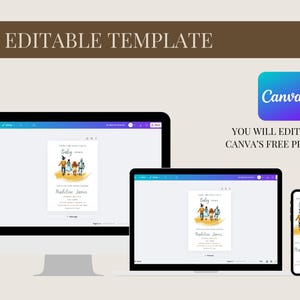 Editable Thank You Card Wizard of Oz Baby Shower, No Place Like Invite ...