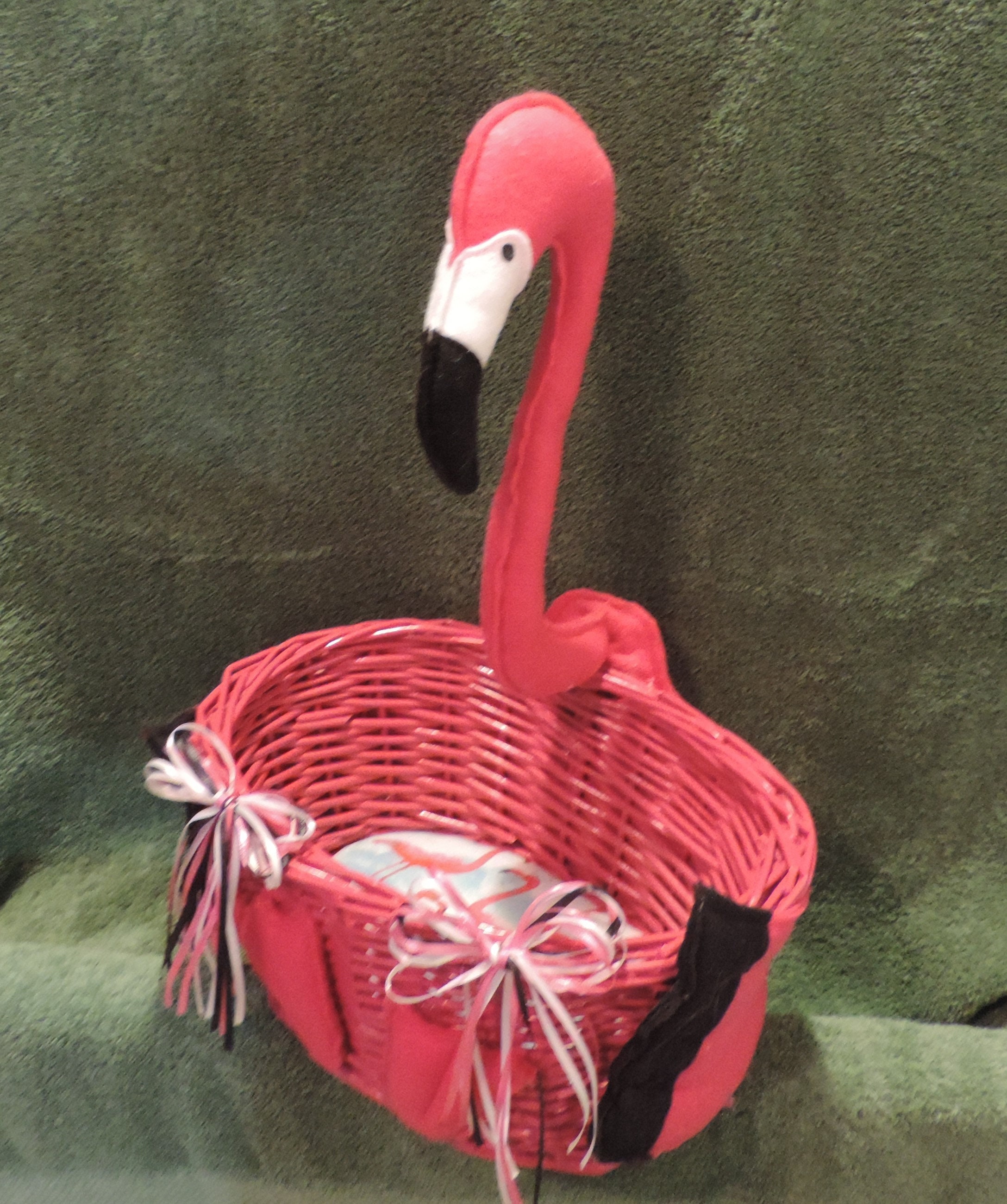 Flamingo Basket - Etsy