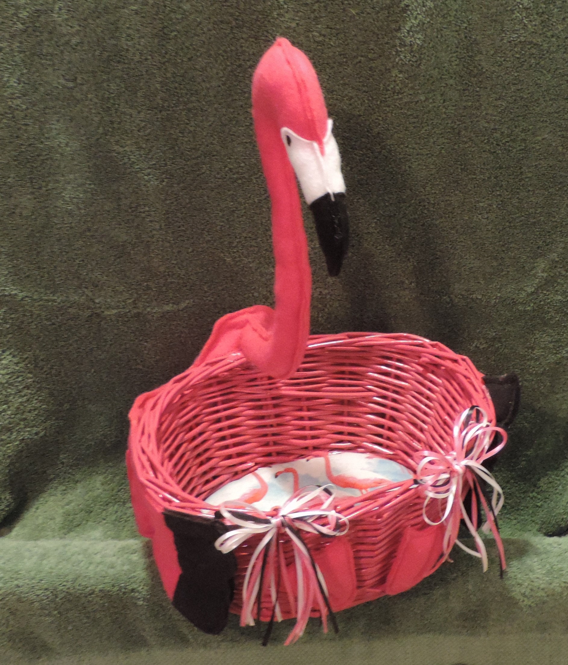 Flamingo Basket - Etsy