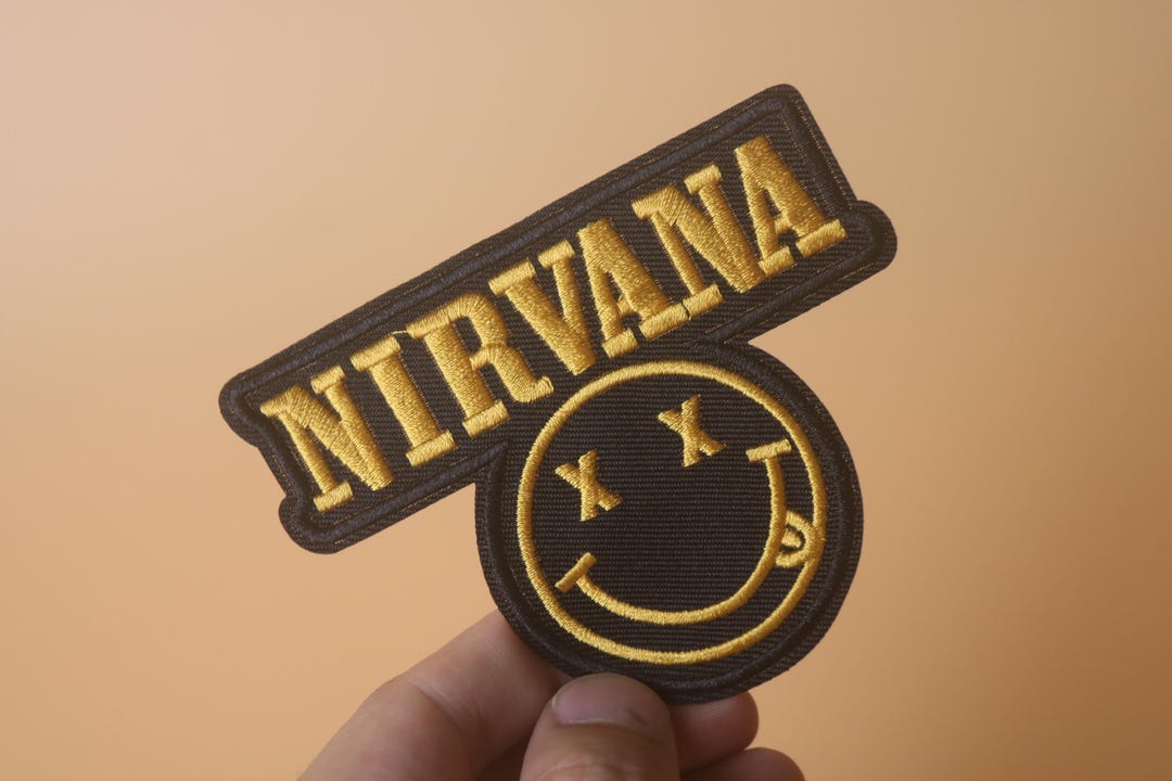 Nirvana Patch, Rock on Patch, Band Patch, Music Patch, Iron on Patch ...