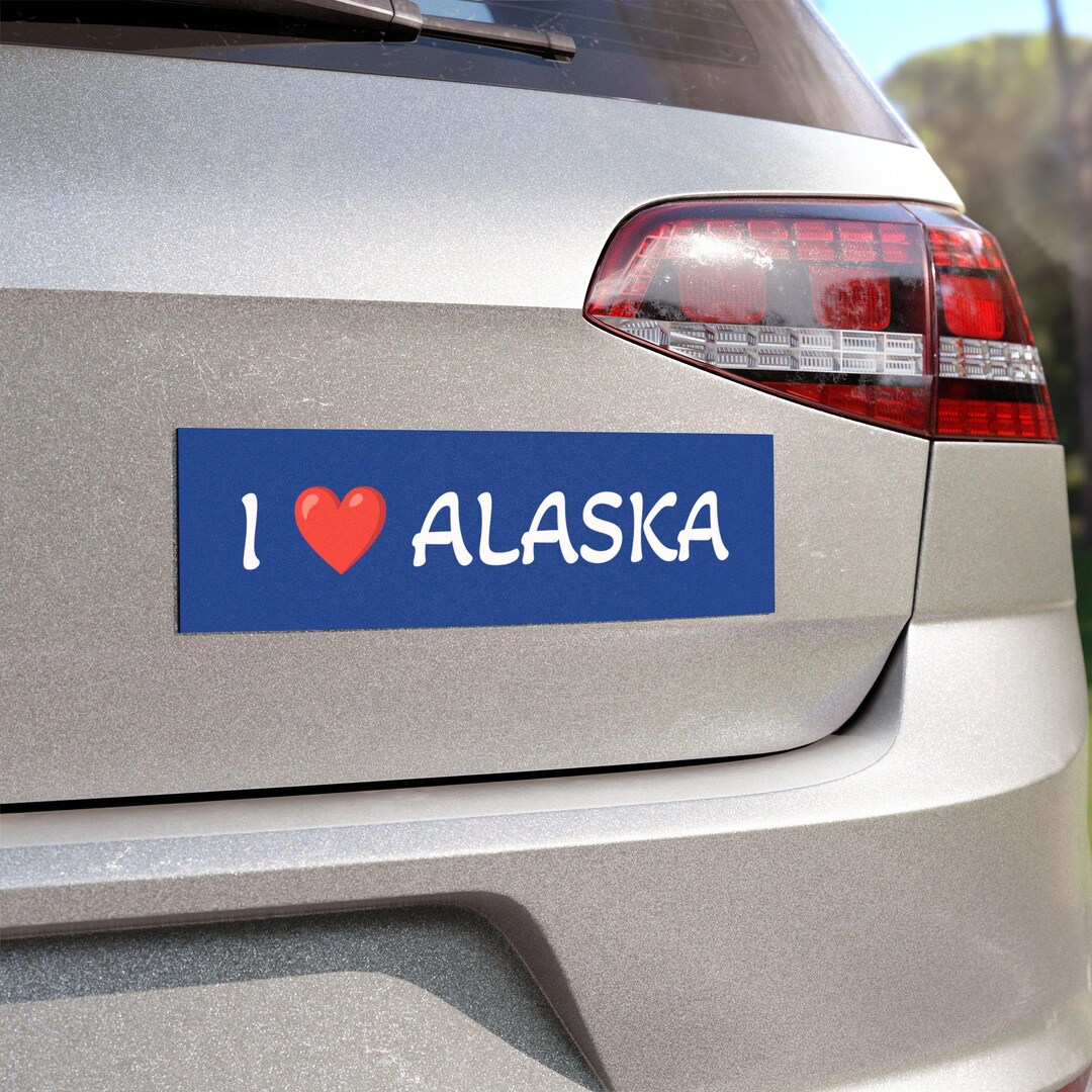 Alaska Car Magnets, I Love Alaska, Vehicle Magnets, Fridge Magnets ...