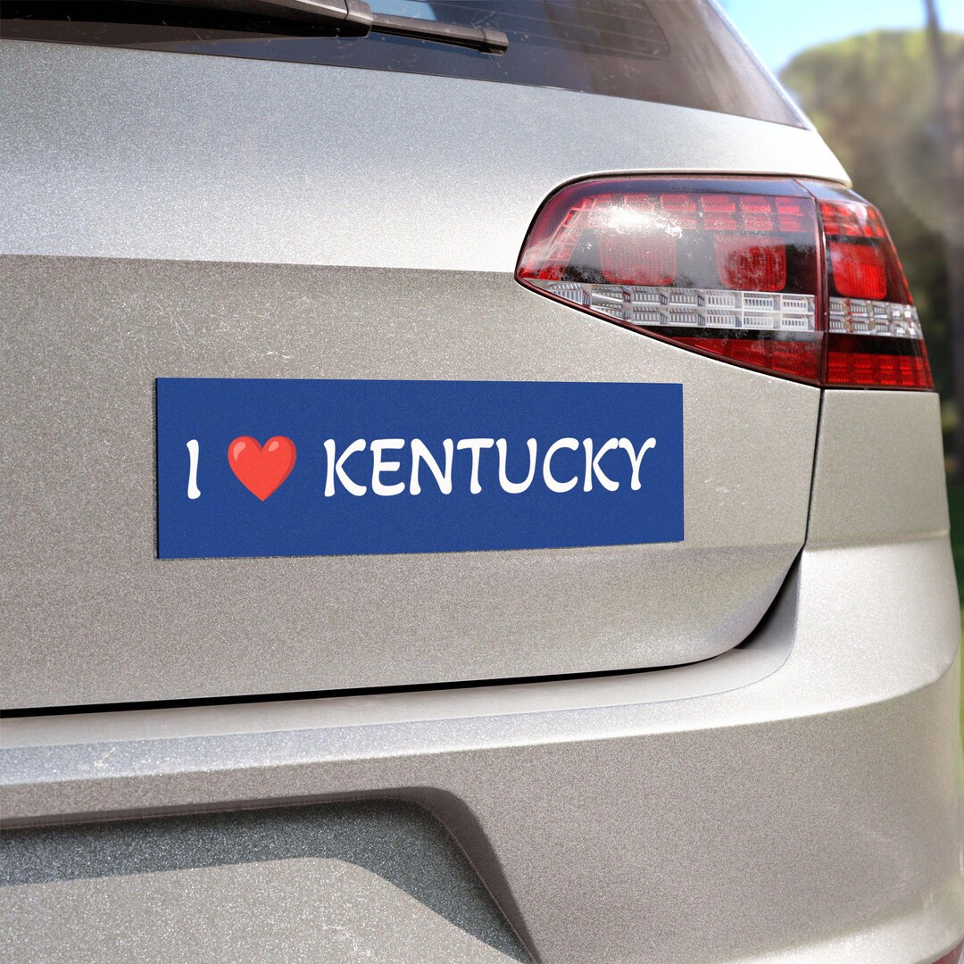 Kentucky Car Magnets - I Love Kentucky, Car Accessories, Kentucky ...