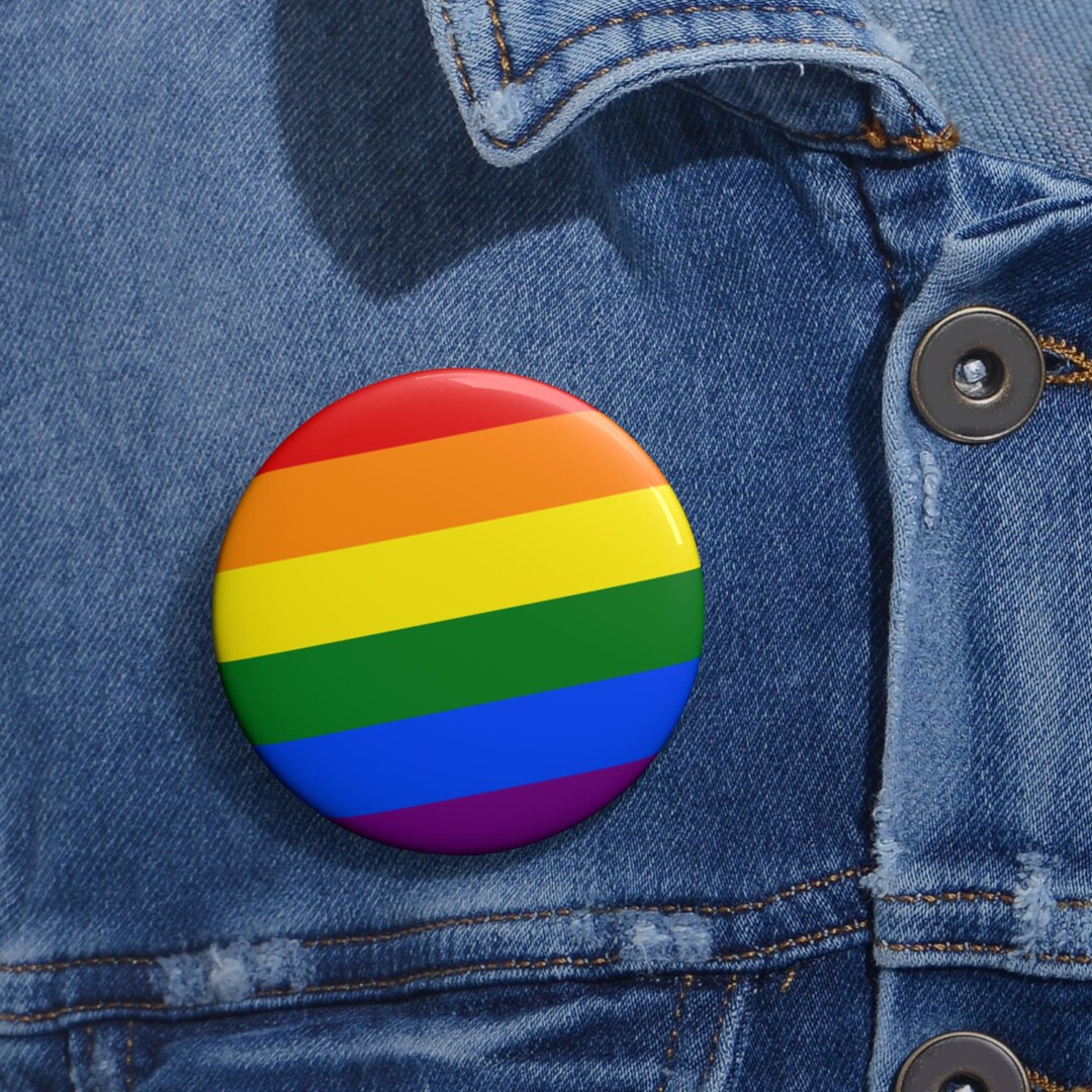 Pride Flag Pin Buttons Bundle, LGBTQ Rainbow Flag Pride Pins Set ...