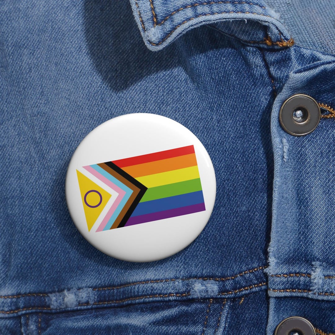 LGBTQA+ Flag Pin Button, Rainbow Pride Badge, LGBTQA+ Custom Pins ...