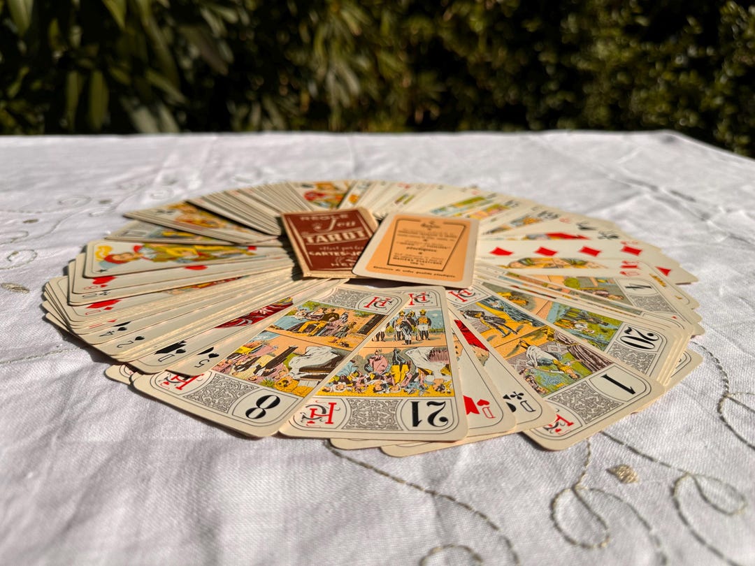 Old HERON Tarot Deck 78 Cards - Washable - OPAK Series - Ref 401 - Made ...