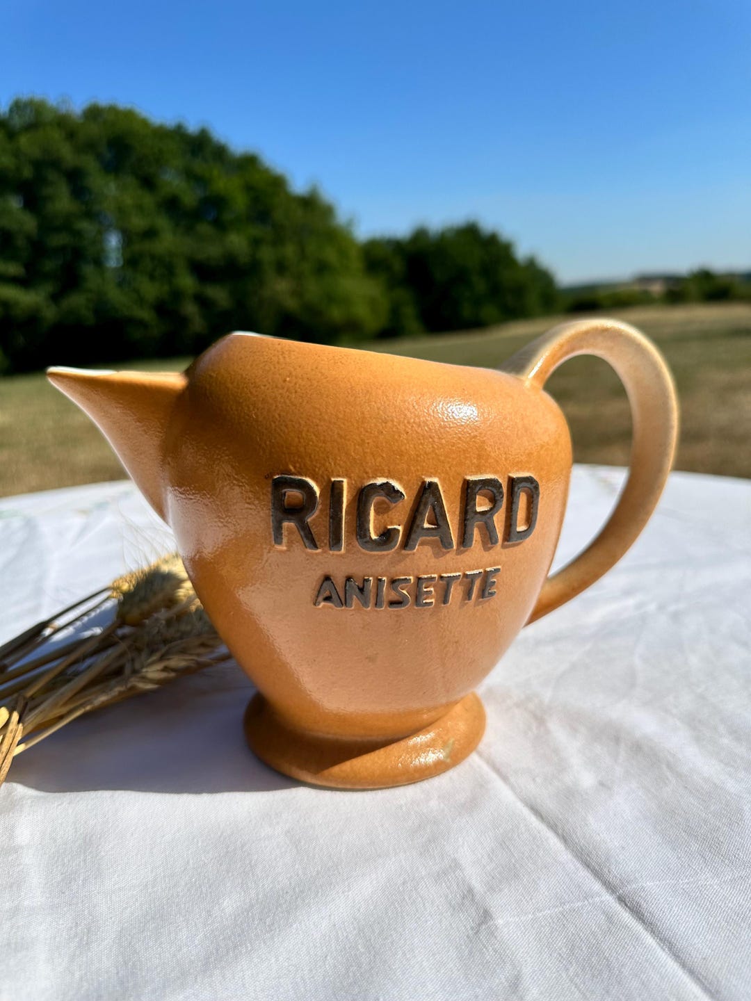 RICARD ANISETTE Pitcher Vintage Numbered Made in France - RICARD ...