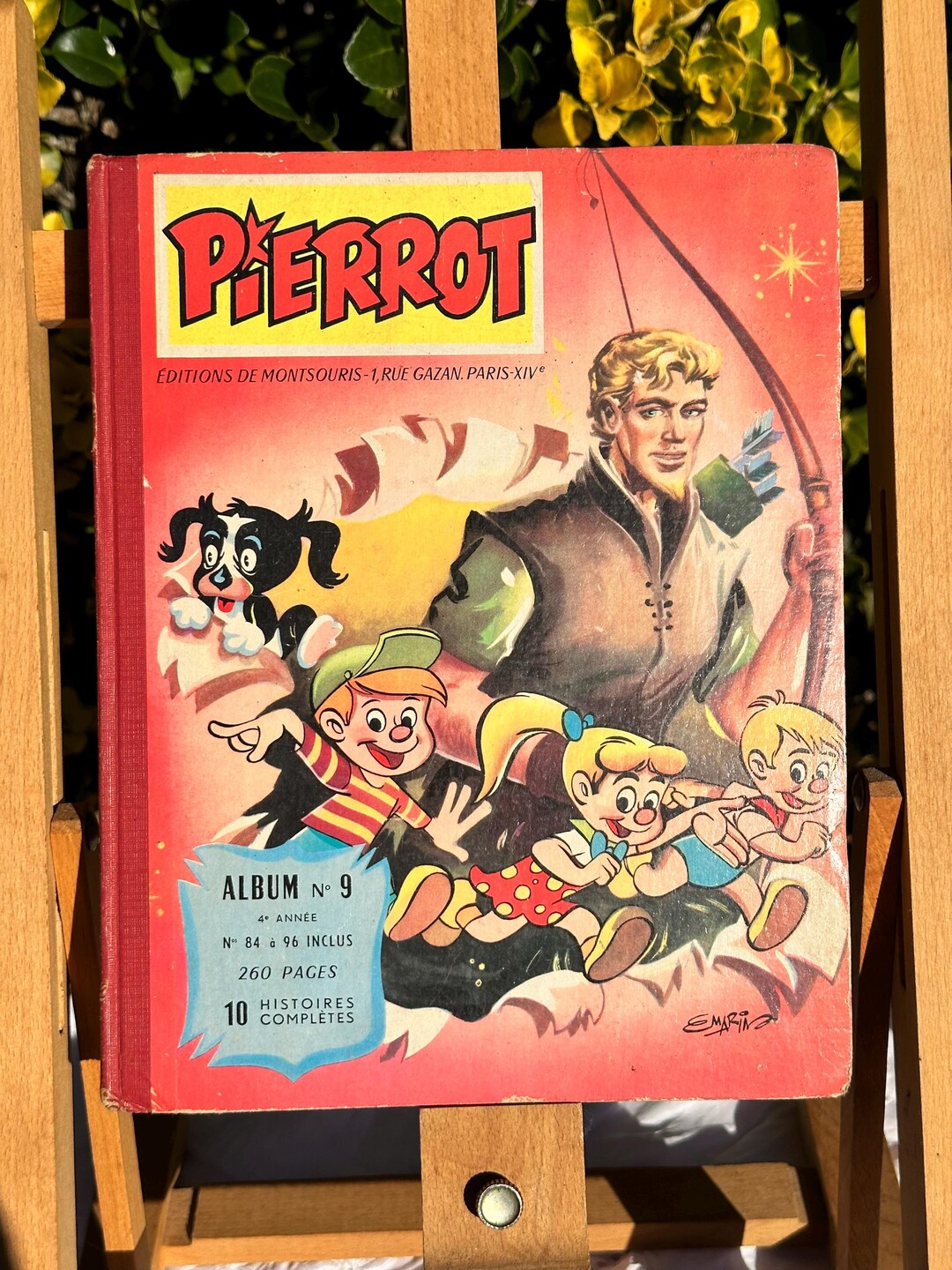 PIERROT Vintage Comic Book Album No. 9, 4th Year, Includes Issues 84 to ...