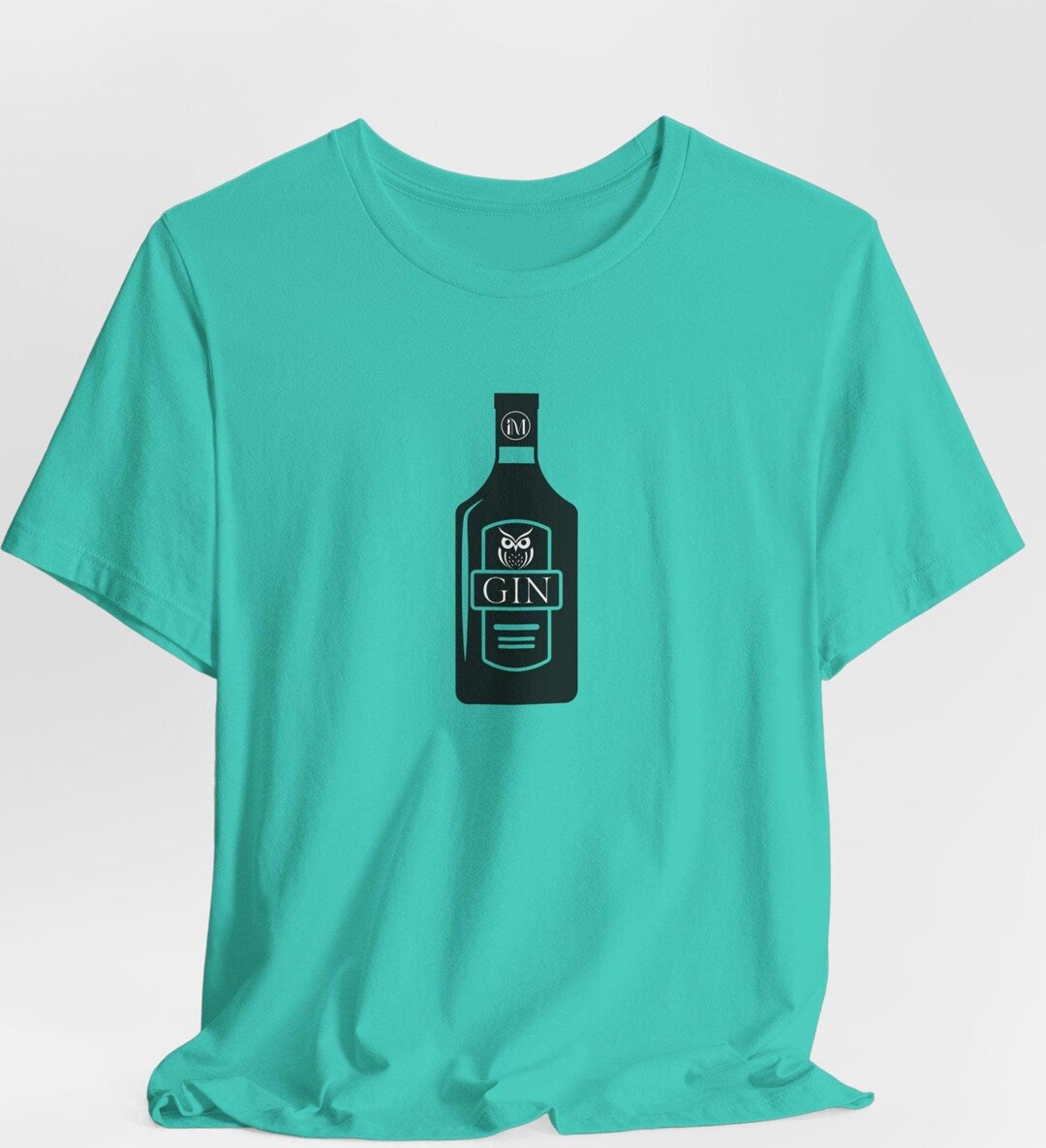 Im-madge-gin T-shirt, Gin Enthusiast Owl Design - Etsy