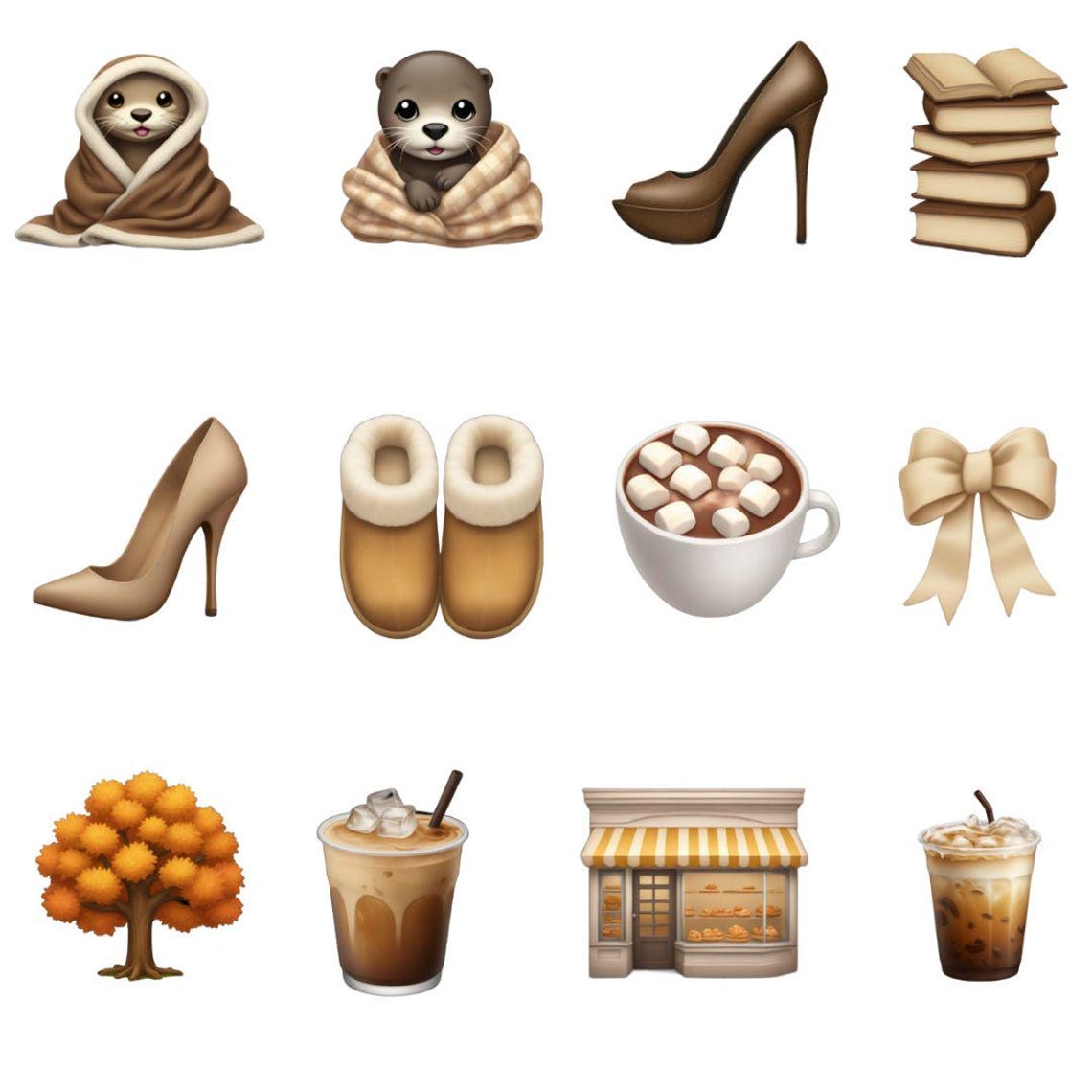 741 Aesthetic Ios Emoji Sticker Bundle Emoji Pack Imessage Instagram ...