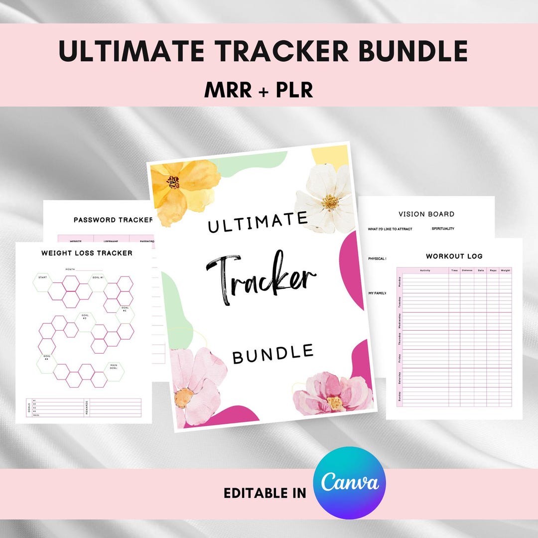 2025 Bullet Journal Trackers, Ultimate Tracker Bundle , Bujo ADHD ...