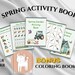Spring Garden Pre-k and K Activity Book, Homeschool Gardening , Digital ...