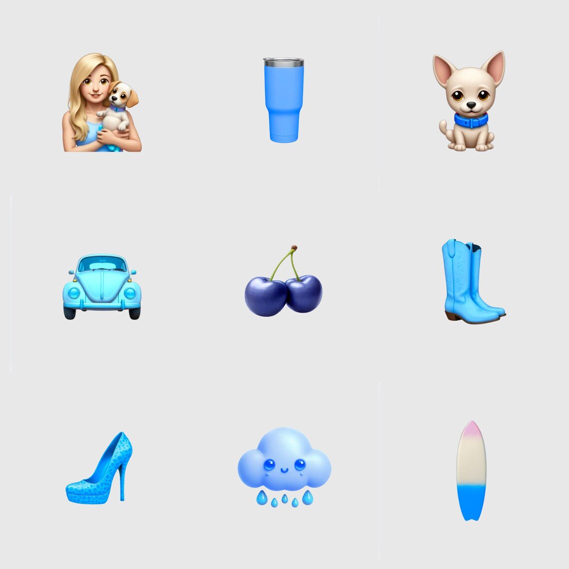 741 Aesthetic Ios Emoji Sticker Bundle Emoji Pack Imessage Instagram ...