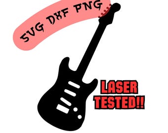Stratocaster Electric Guitar SVG - Etsy