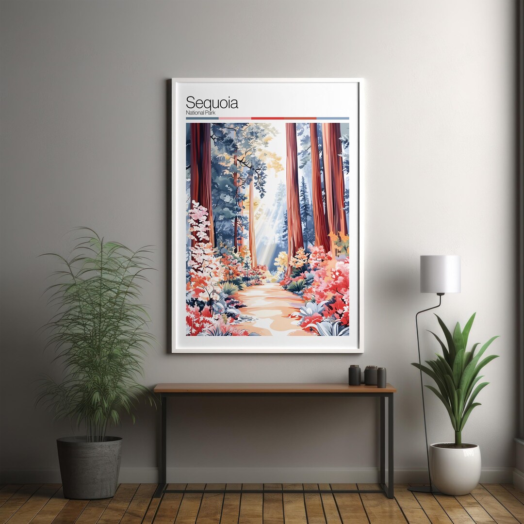 Sequoia National Park Art Print - Three Rivers Park Poster - California ...