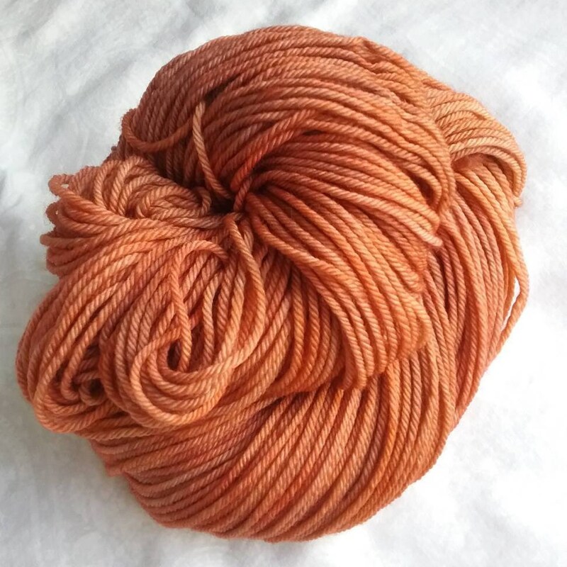 Hand Dyed Worsted Yarn Pink - Etsy