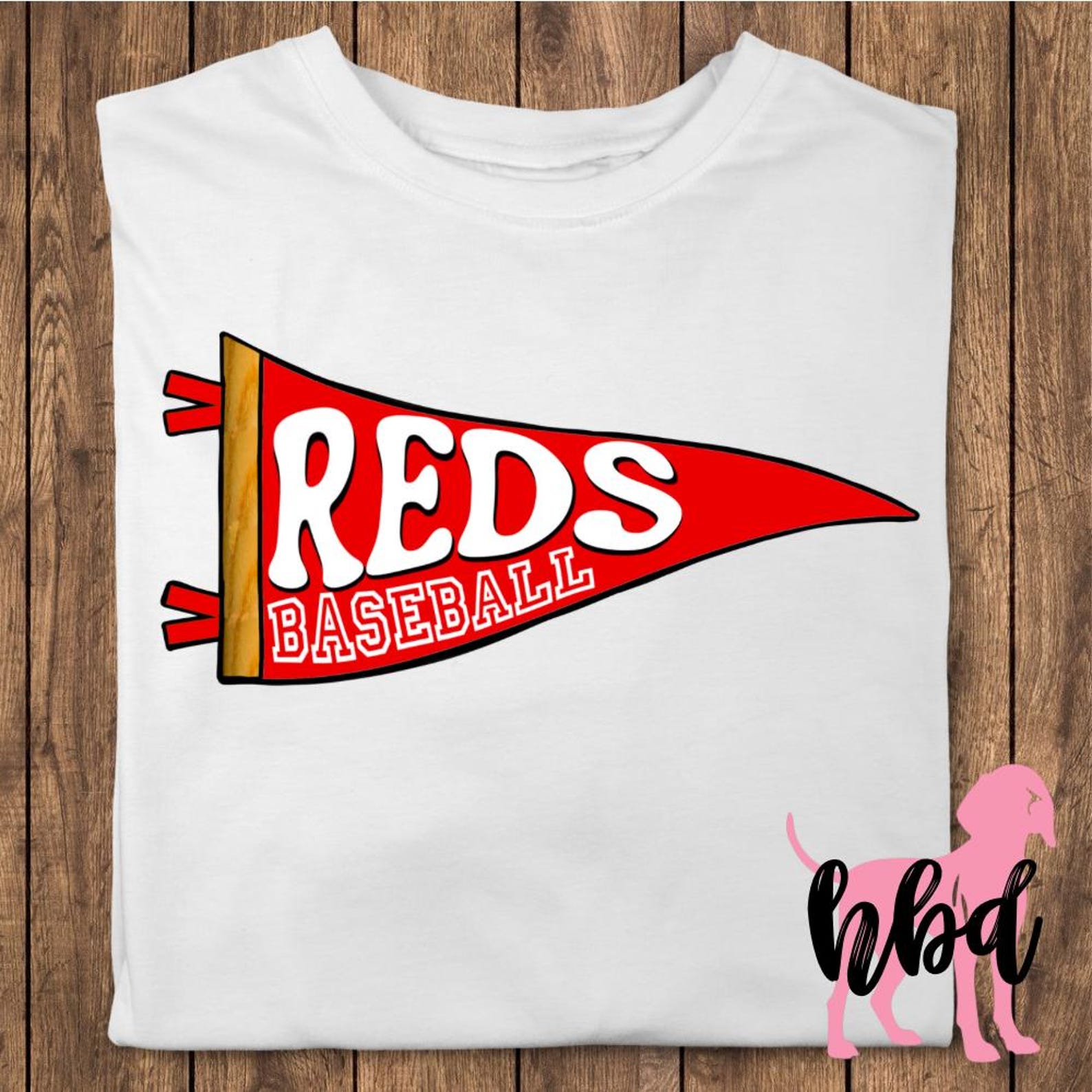 Red Baseball Bow Pennant Flag PNG Files Set Set of 2 - Etsy